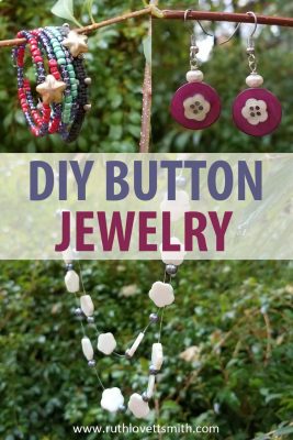 DIY Button Jewelry: Button Earrings + Button Crafts