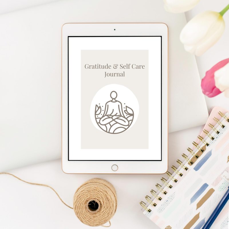 Gratitude & Self Care Journal Template Canva