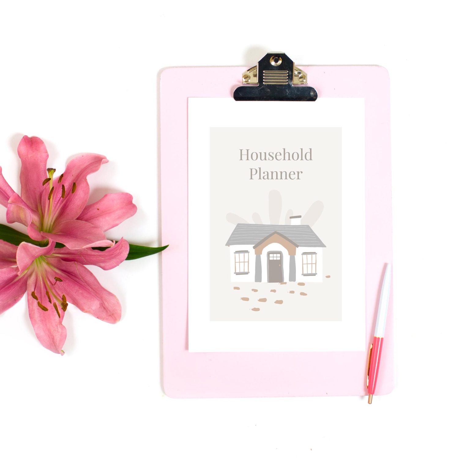 Household Planner Template Canva PLR