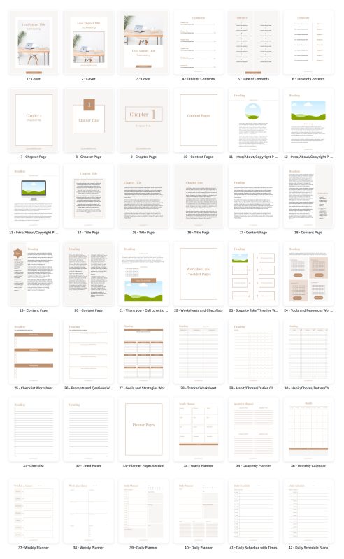 Lead Magnet Template Canva PLR