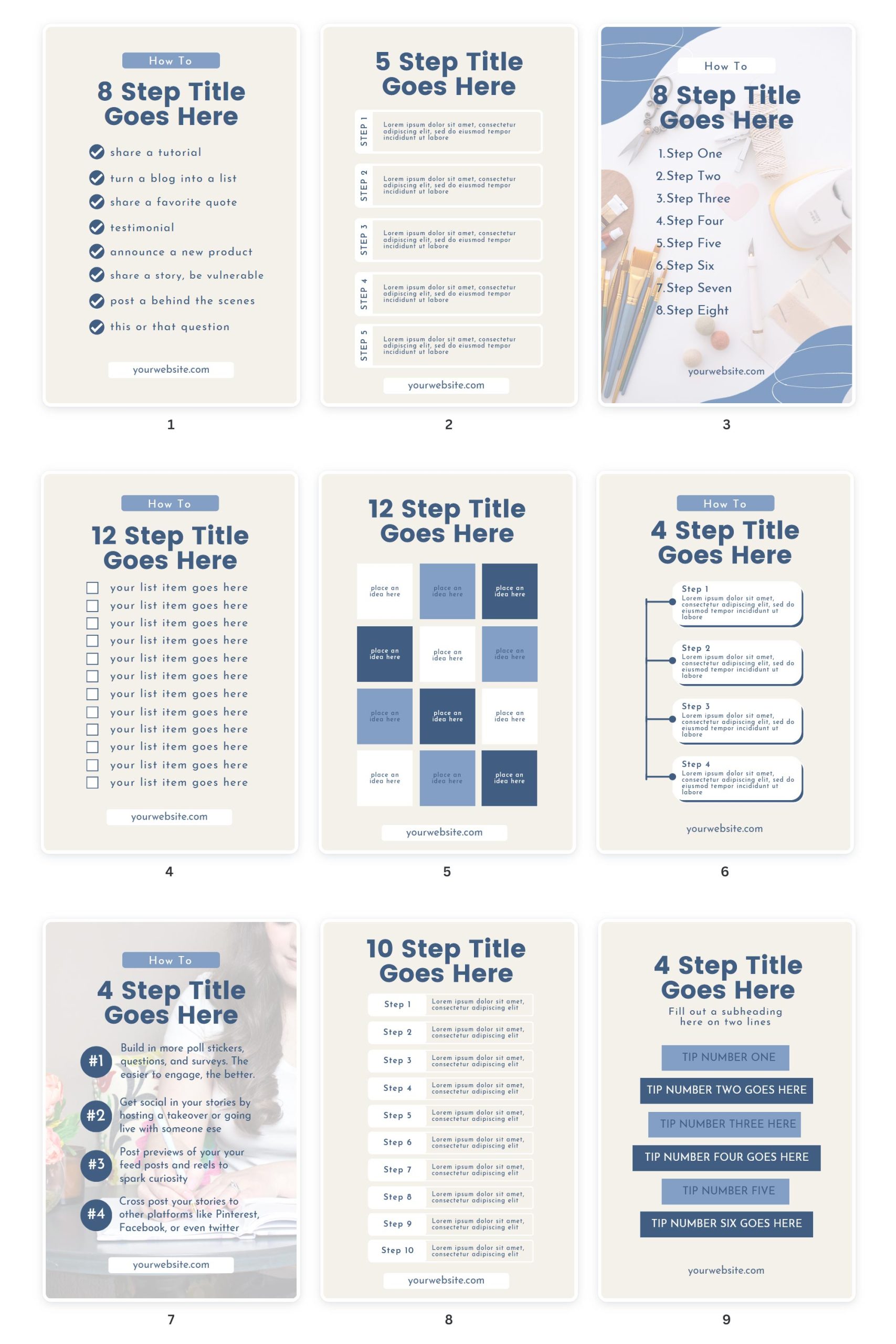 Pinterest List Pins Templates Canva