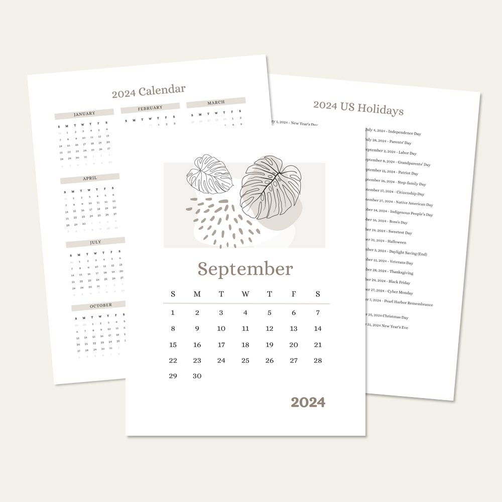 Free Printable Planner Inserts & Templates