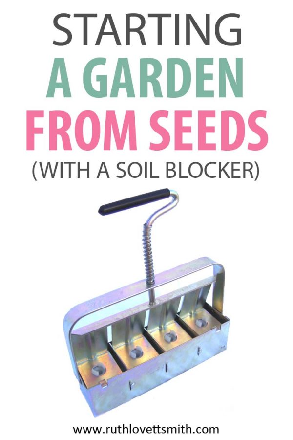 Soil Blocker - Starting a Garden from Seeds
